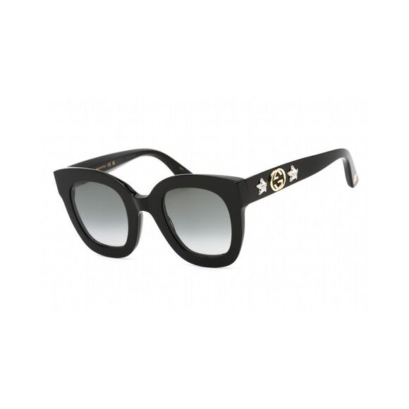 Gucci | Accessories | Gucci Gg035s 003 Cat Eye Sunglasses Women Black ...